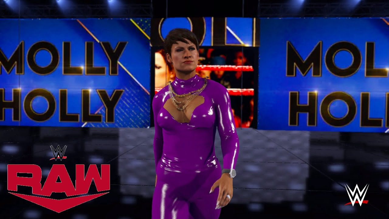 WWE 2K24 RAW MOLLY HOLLY ANNOUNCES A NEW TITLE AND THE QUALIFIERS THAT ...