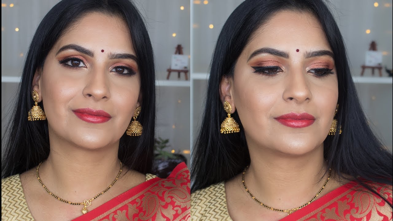 Makeup Tips For Red Saree | Saubhaya Makeup