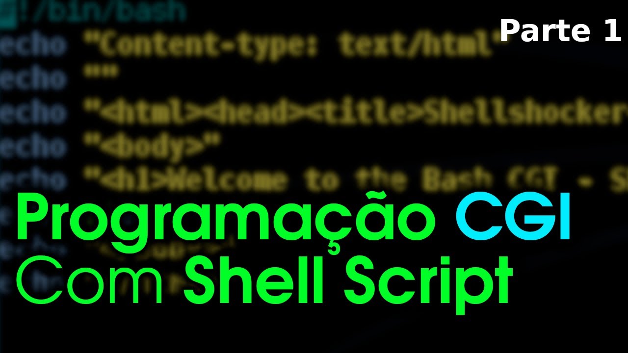 Shell Script Em Sites Cgi Shell Script Parte 1 Youtube