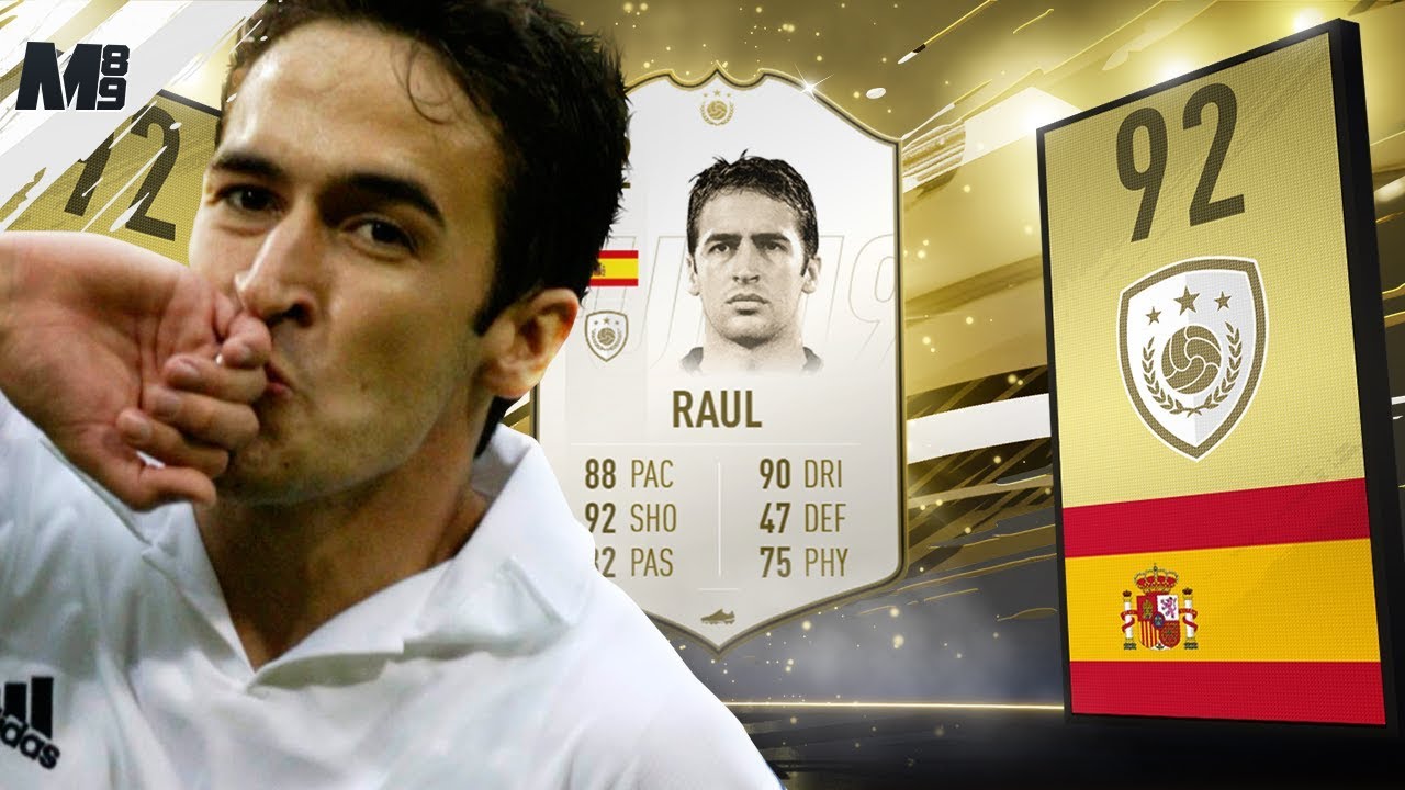 FIFA 19 RAUL REVIEW | 92 PRIME ICON RAUL PLAYER REVIEW | FIFA 19 ...