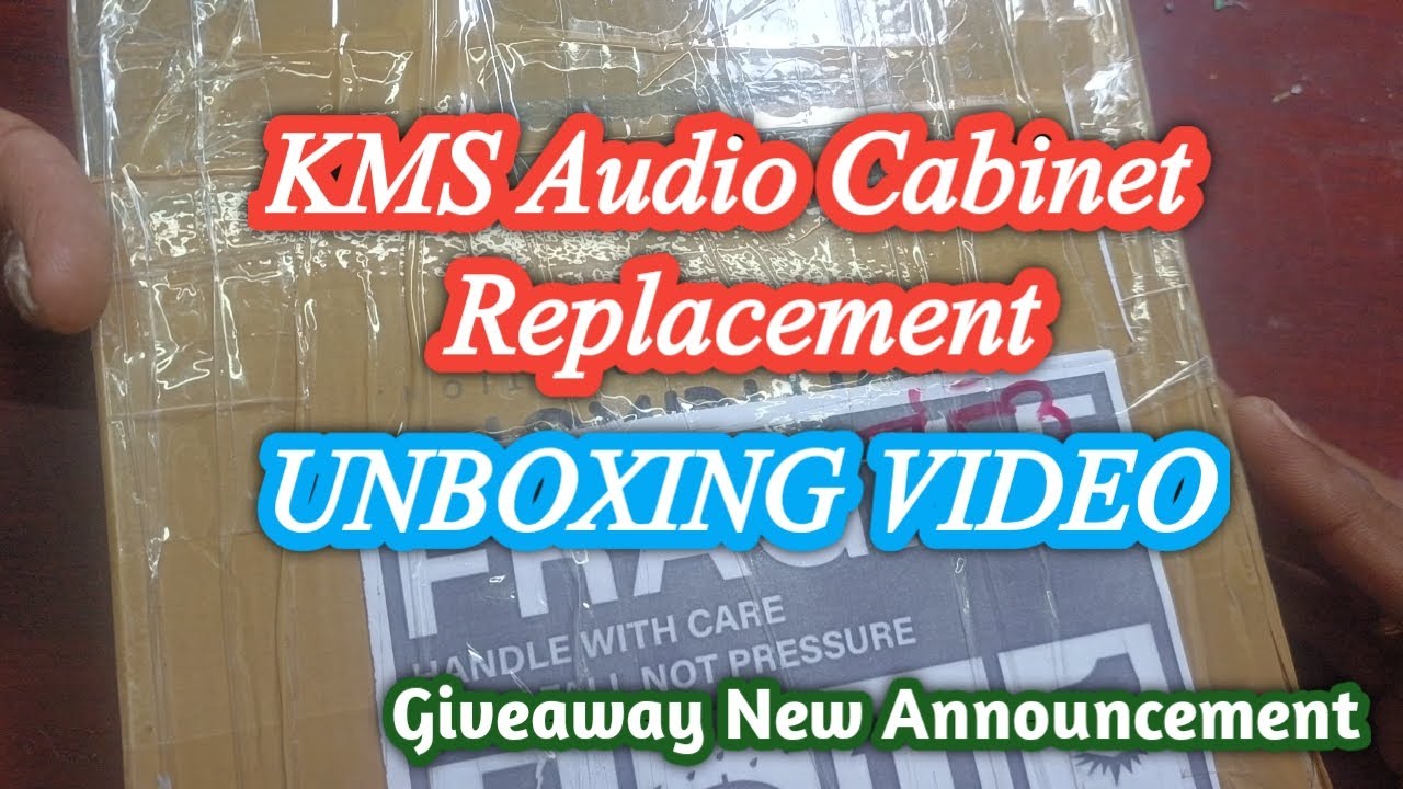 KMS Audio Salem - இருந்து நமக்கு அனுப்பிய புதிய Cabinet மற்றும் 🎁 | KMS ...