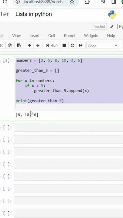 List Comprehension In Pythonpythonforbeginners Python3 Pythontutorial Youtube