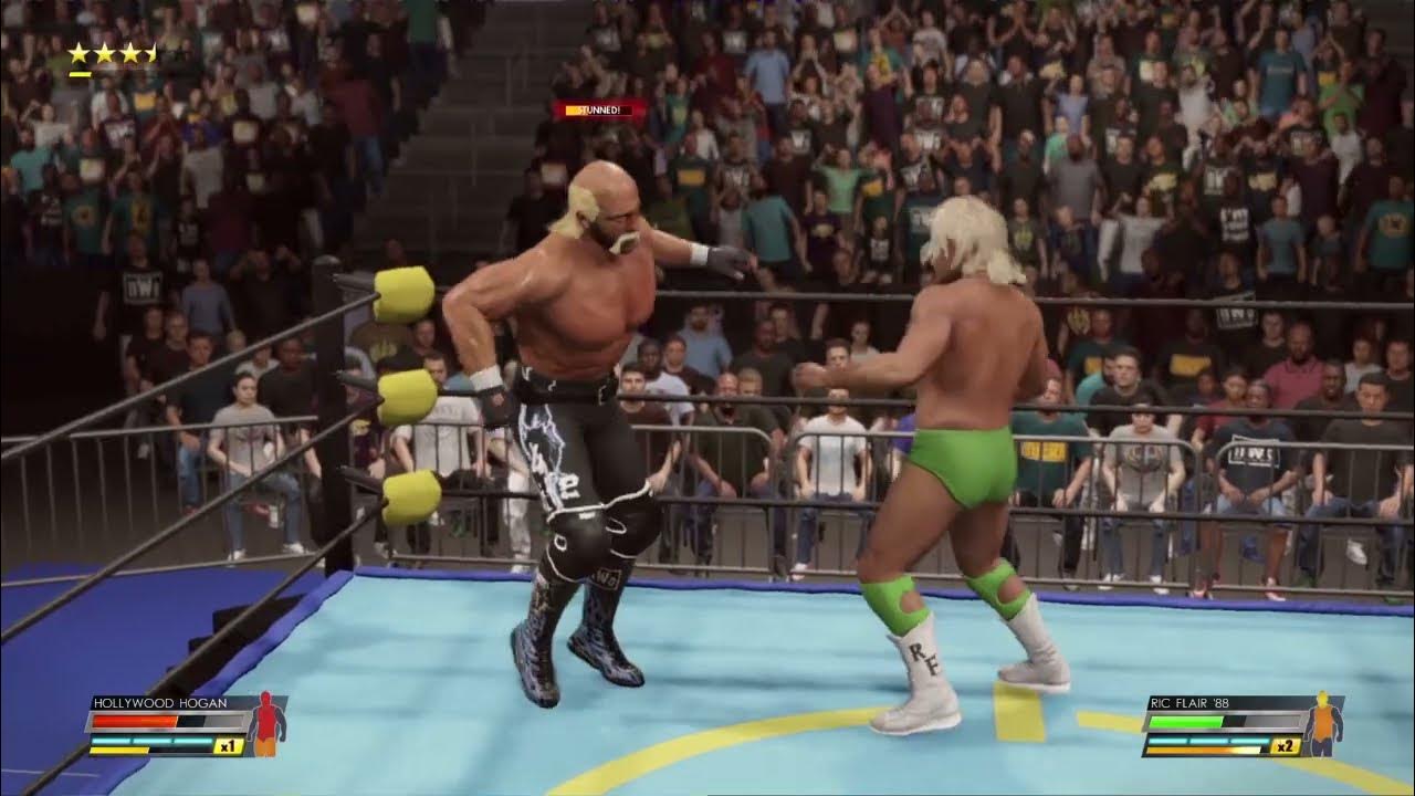 WWE 2K22 Hollywood Hogan vs. Ric Flair | WCW Universe Mode - YouTube
