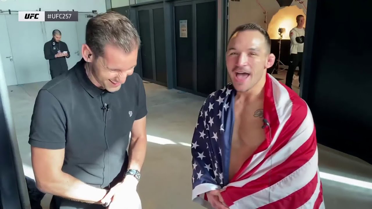 Backstage With Michael Chandler | UFC 257 Quick Hits - YouTube