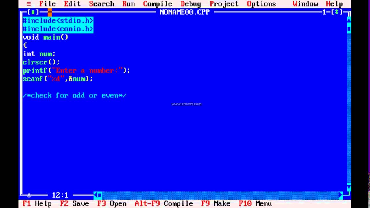 C Program To Know That The Number Is odd Or Even YouTube C Program To Know That The Number Is odd Or Even YouTube