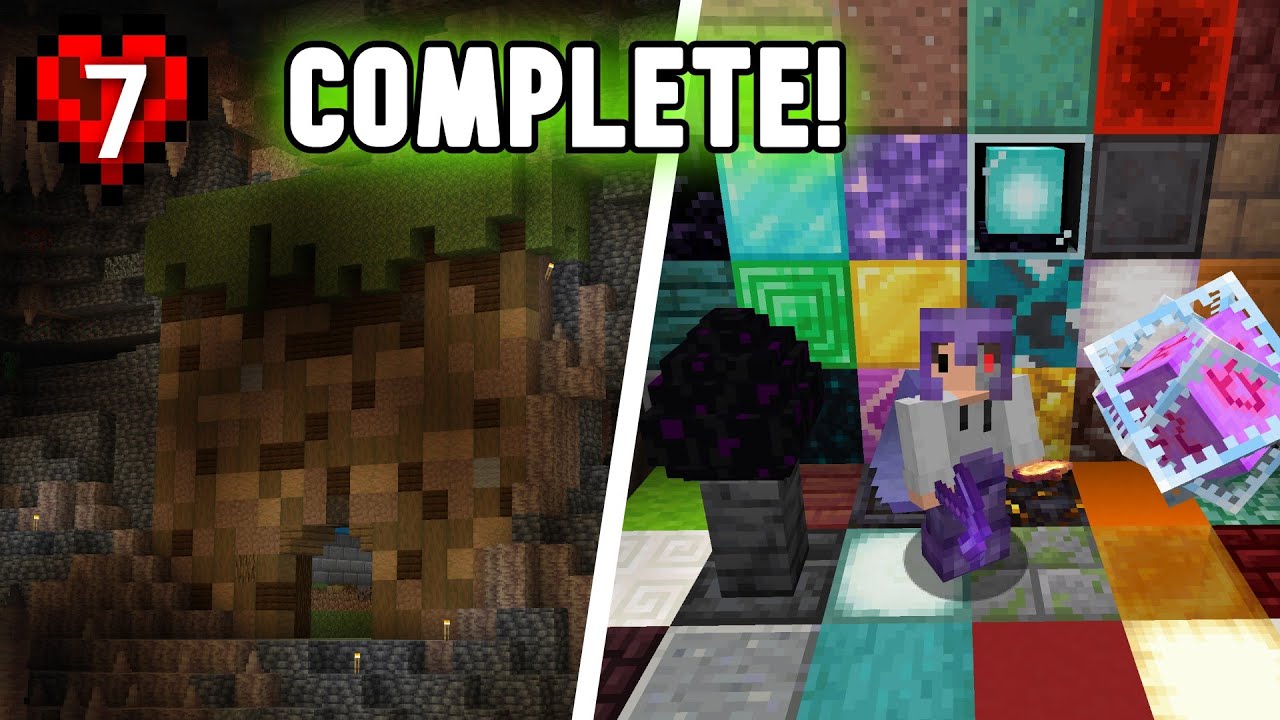 I COLLECTED EVERY BLOCK IN MINECRAFT HARDCORE!!! - YouTube