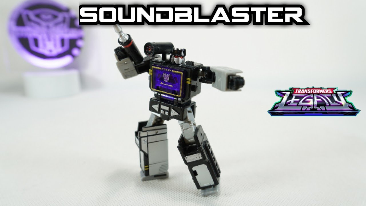 Hasbro Transformers Legacy Evolution Core Class Soundblaster - YouTube
