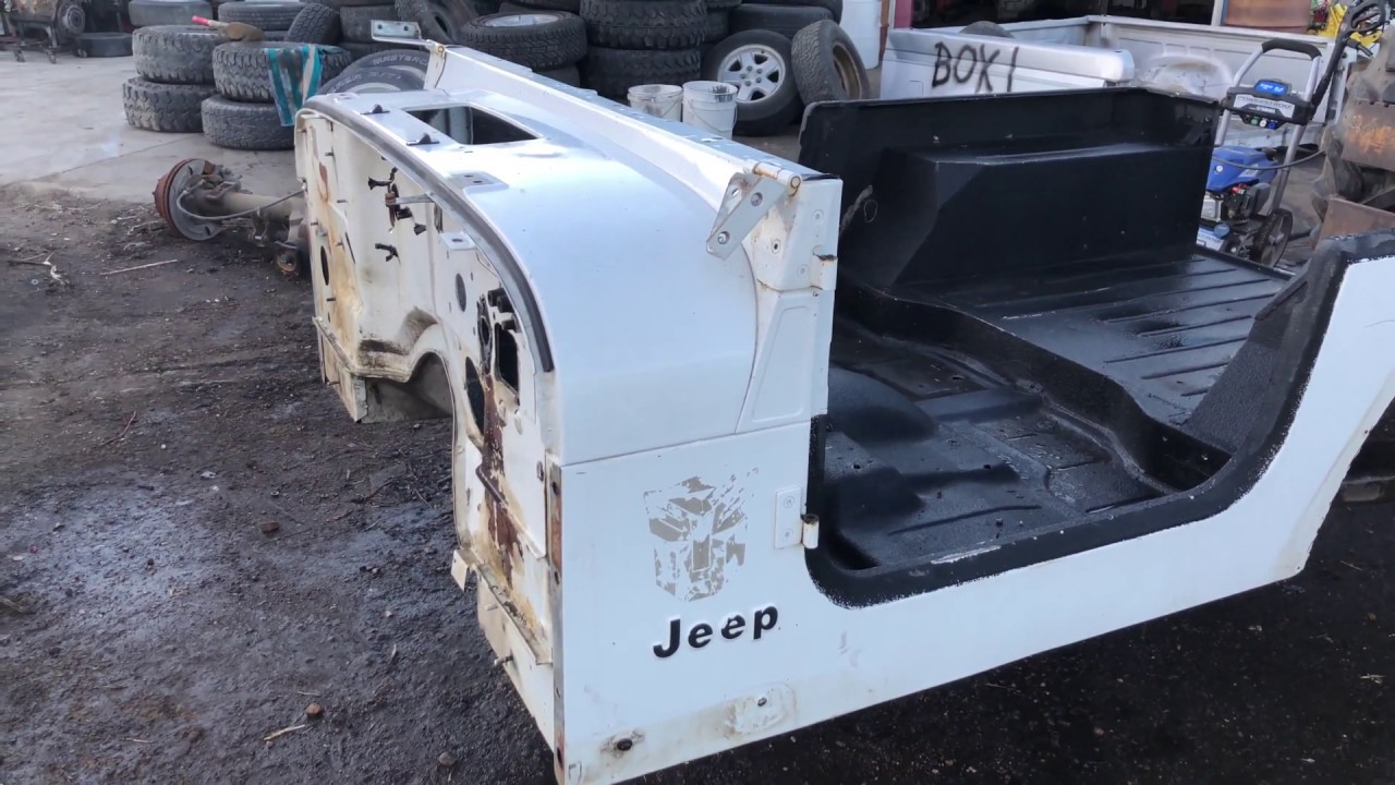 87-95 Jeep Wrangler Tub OEM Steel Body 76-86 Cut YJ Cab Conversion to ...