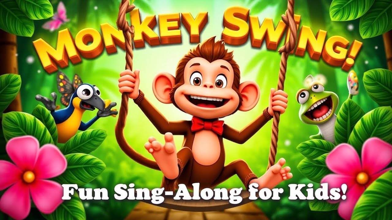 🎵 Monkey Swing, Monkey Sing | Jungle Dance & Sing-Along for Kids 🐵🎶 ...