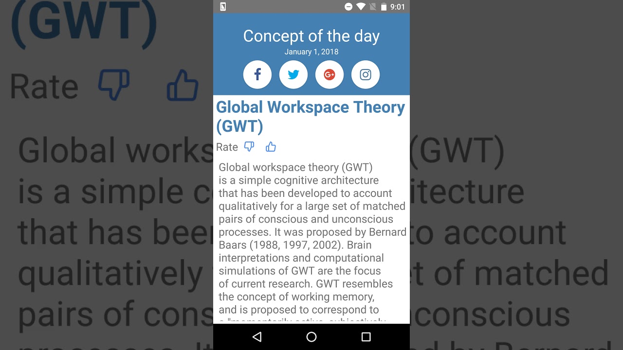 Concept of the Day: Global Workspace Theory (GWT) - YouTube