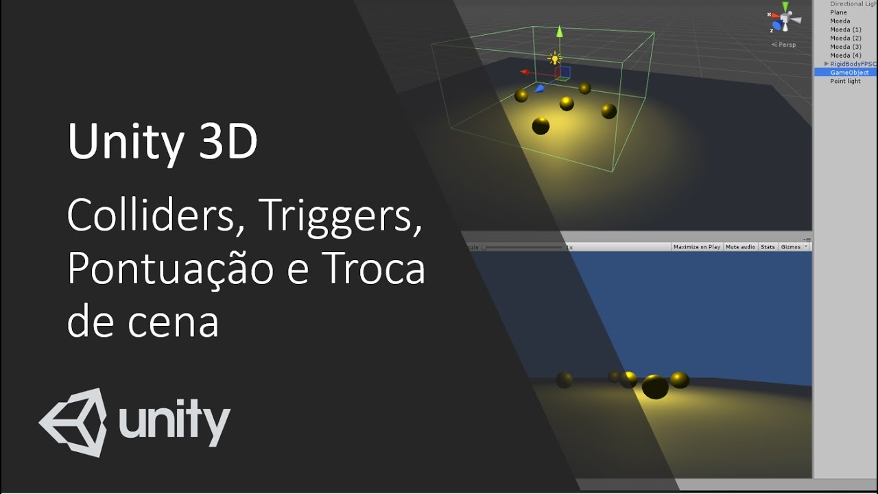 Unity 3D - Aula 9 - Programação na Unity: Detectando Colisões - YouTube
