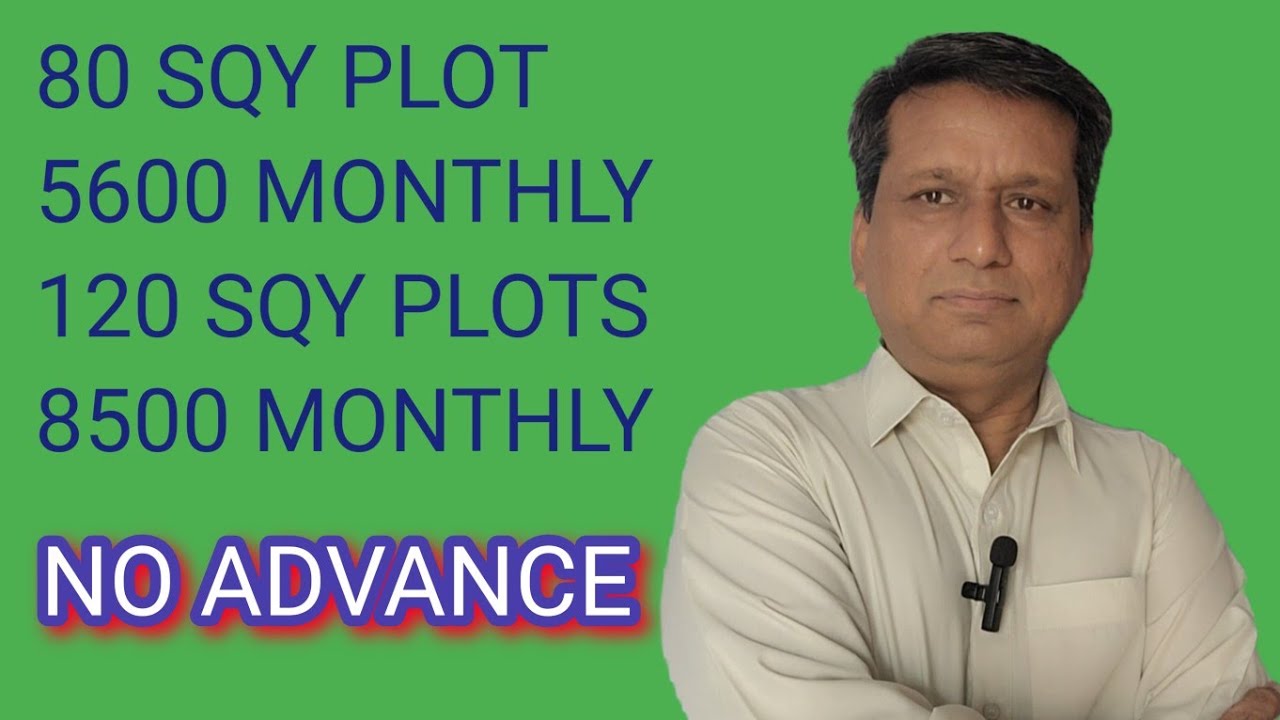 80 SQY PLOT 5600 MONTHLY | 120 SQY PLOT 8500 MONTHLY | NO ADVANCE ...
