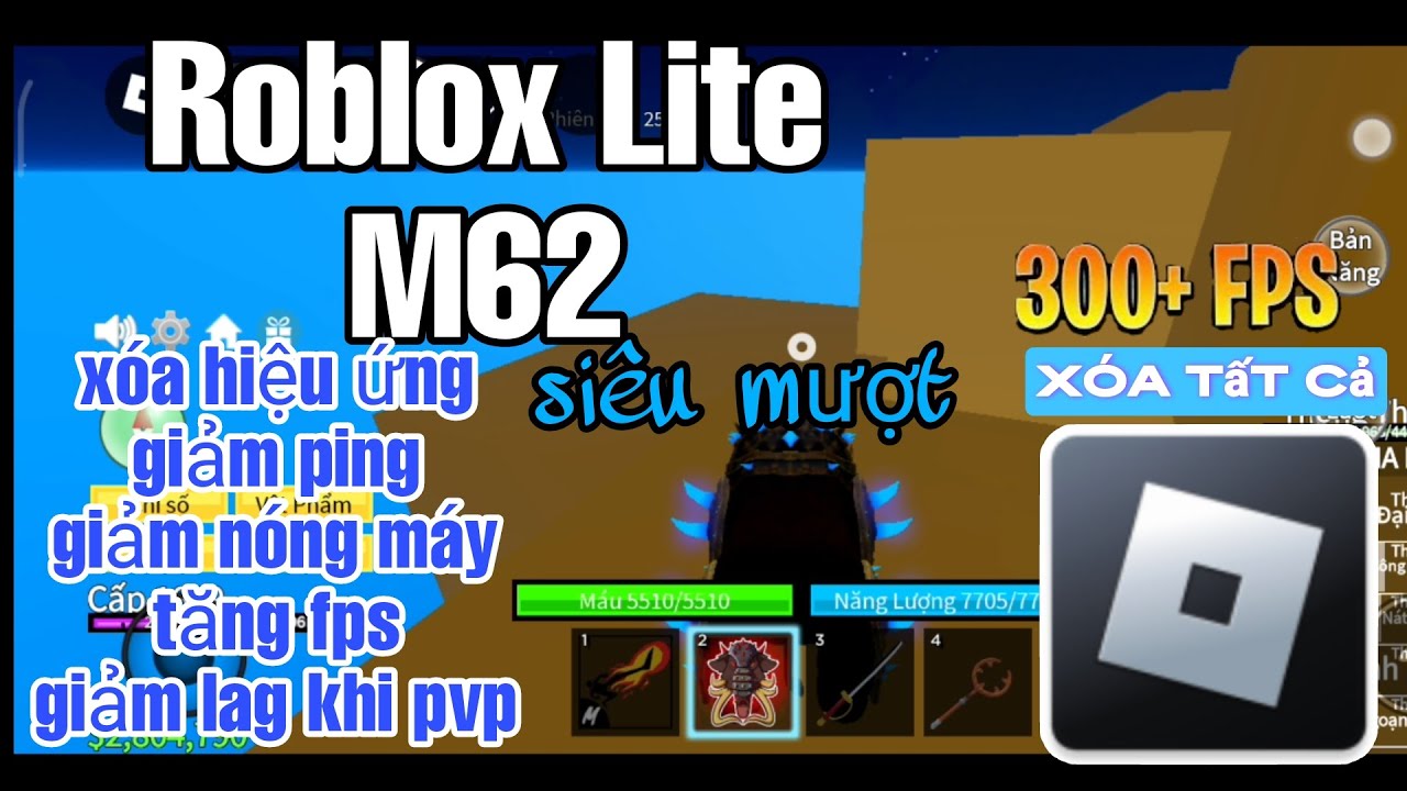 Fix lag roblox/ apk roblox lite M62 giảm lag, giảm hiệu ứng, mượt nhẹ ...