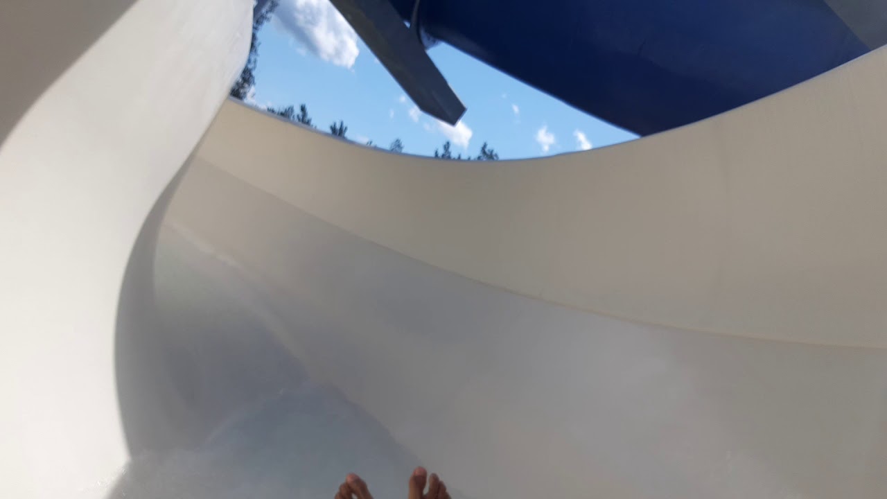 Blue Typhoon Waterslide At Cascade Bay Waterpark (Round 2 and Final ...