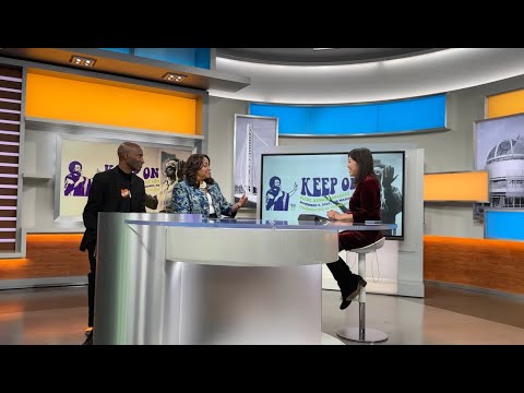 Dr. Gina Fromer, CEO, and Vernon Bush, Ensemble Director, were ...