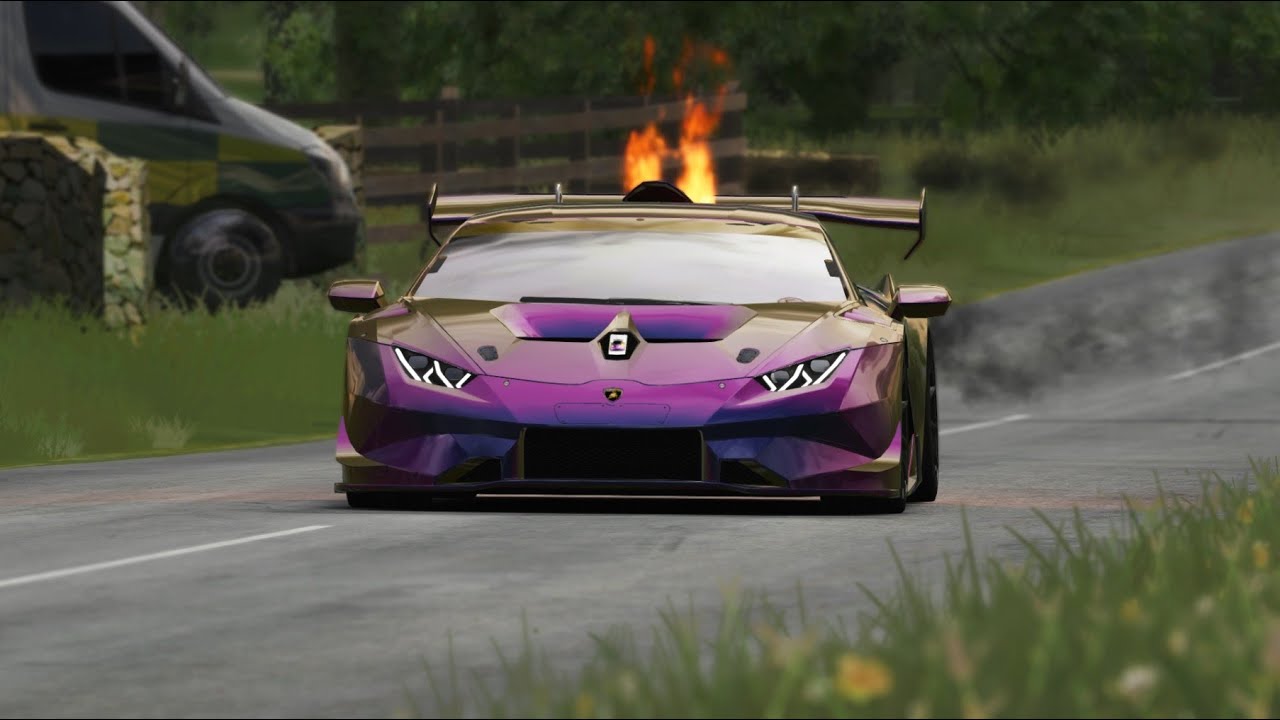 Lamborghini Huracan Alex Choi at Tandragee Road Course - YouTube