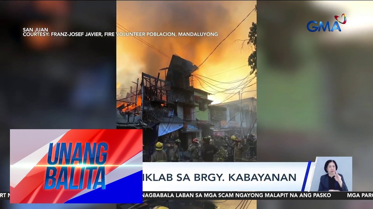 Nasa 100 bahay, nasunog sa Karangalan Village sa Pasig | Unang Balita ...