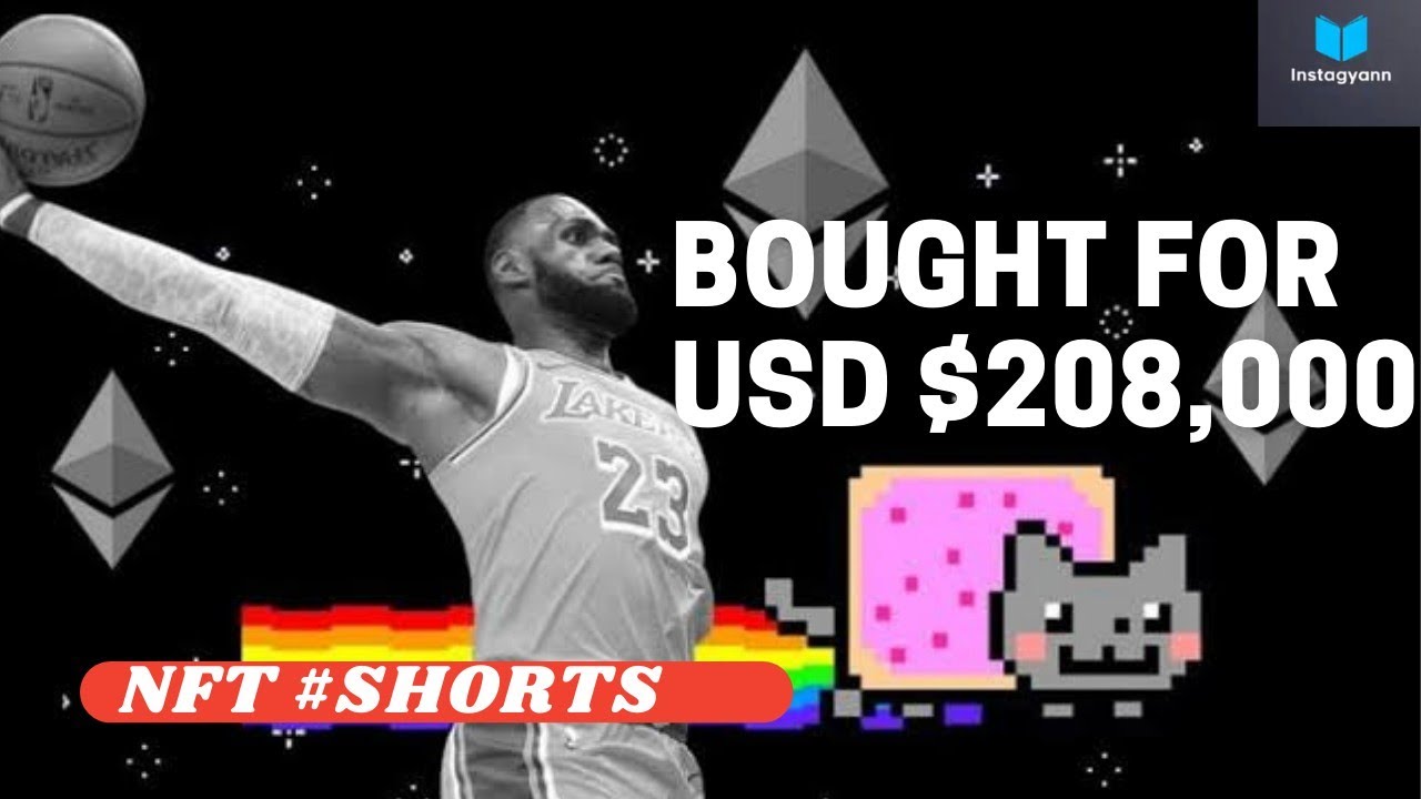 This LeBron James dunk sold for huge money | NFT #shorts - YouTube