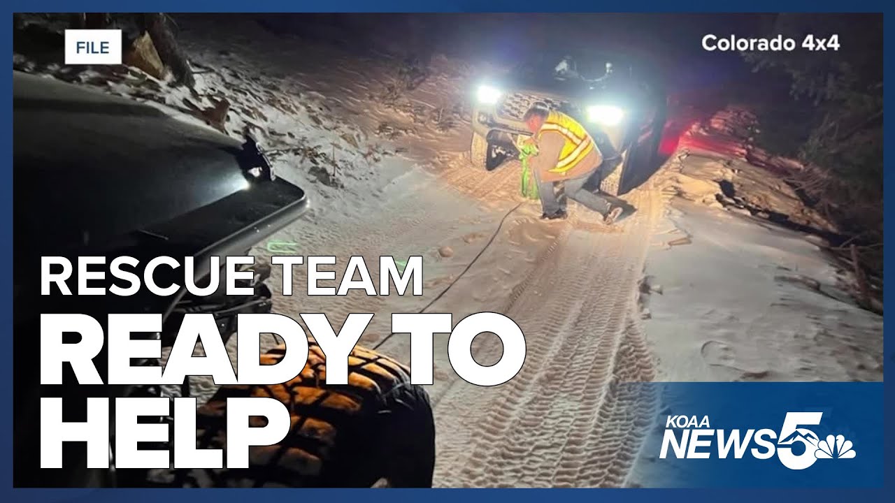 Statewide rescue team in Colorado ready to help during snowstorm - YouTube