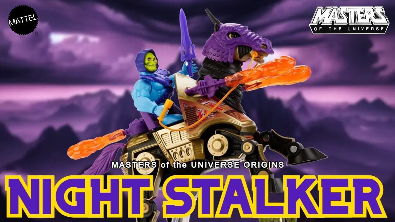 😈💀 UNBOXING 🐴 NIGHT STALKER Mattel Masters of the Universe MOTU Origins ...