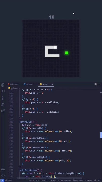 🤩 let's recreate childhood memories ️ #sneakgame #memories #html #css #javascript #coding #game ...
