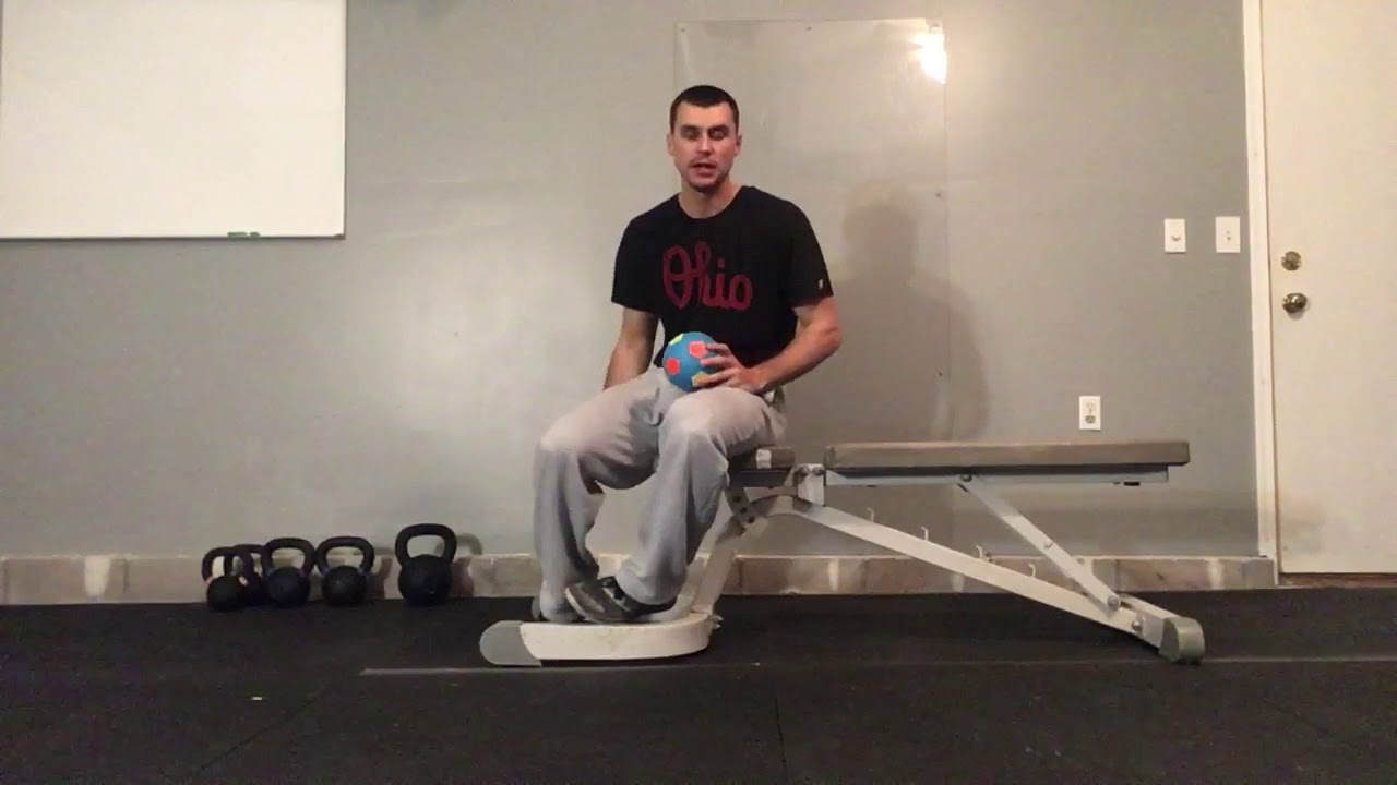 Shoulder supported hip bridge - YouTube