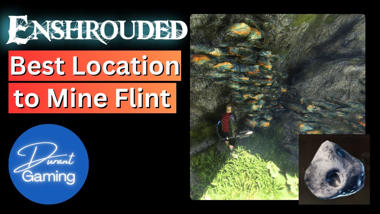 Where to find Flint | Enshrouded Tips | Best Flintstone Mine! - YouTube