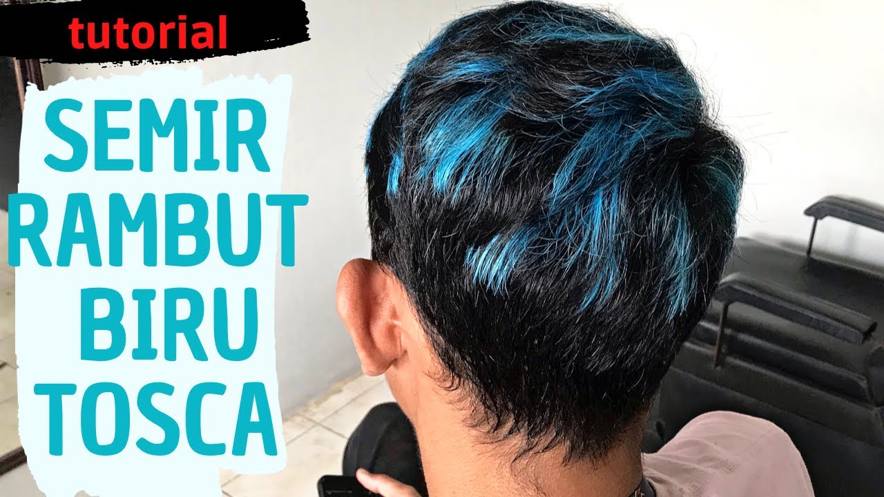 Tutorial cat & bleaching warna biru tosca | inaura tutorial color ...