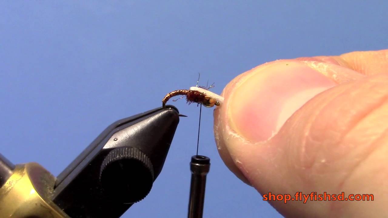 Iridescent Root Beer Midge Fly Tying Video - YouTube