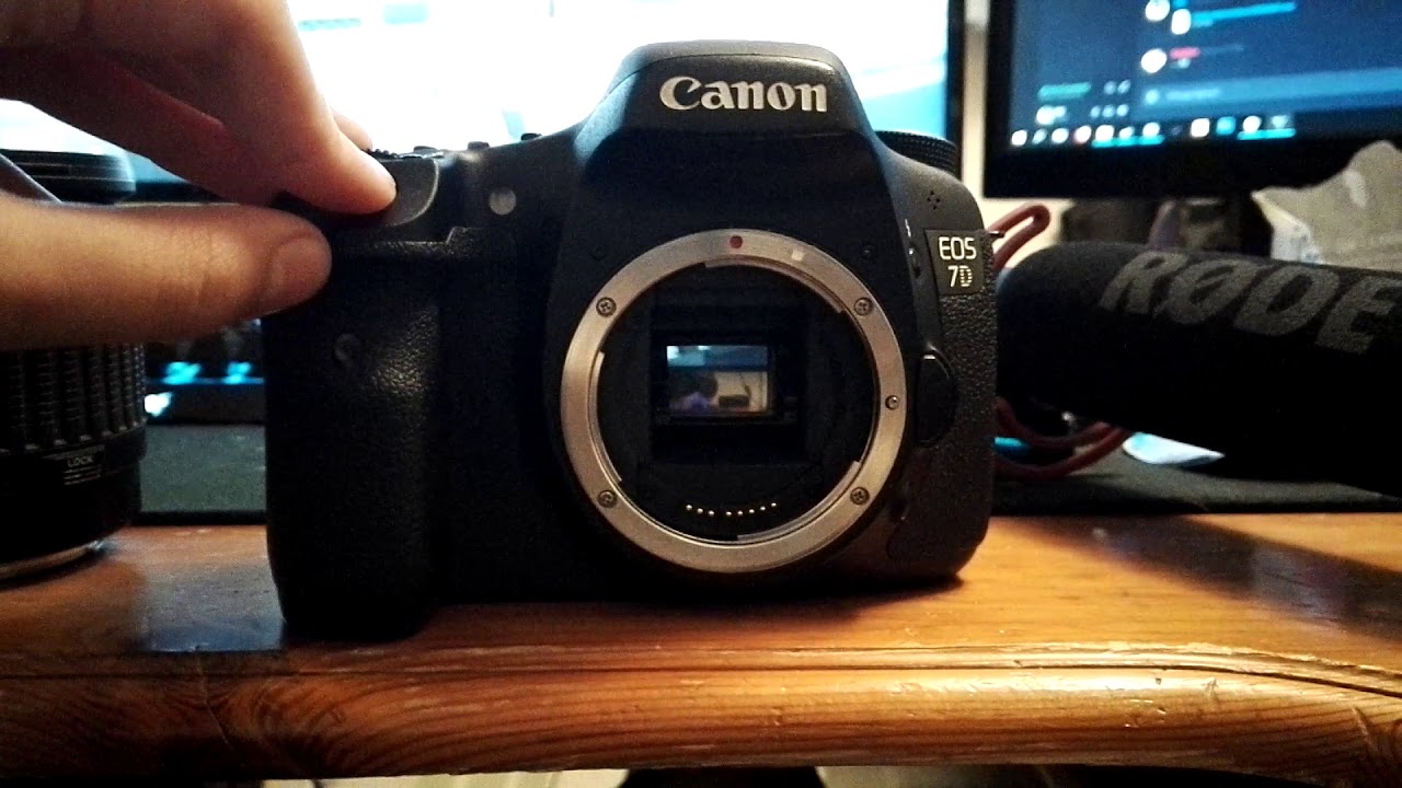 Inside a Canon DSLR when taking photo - YouTube