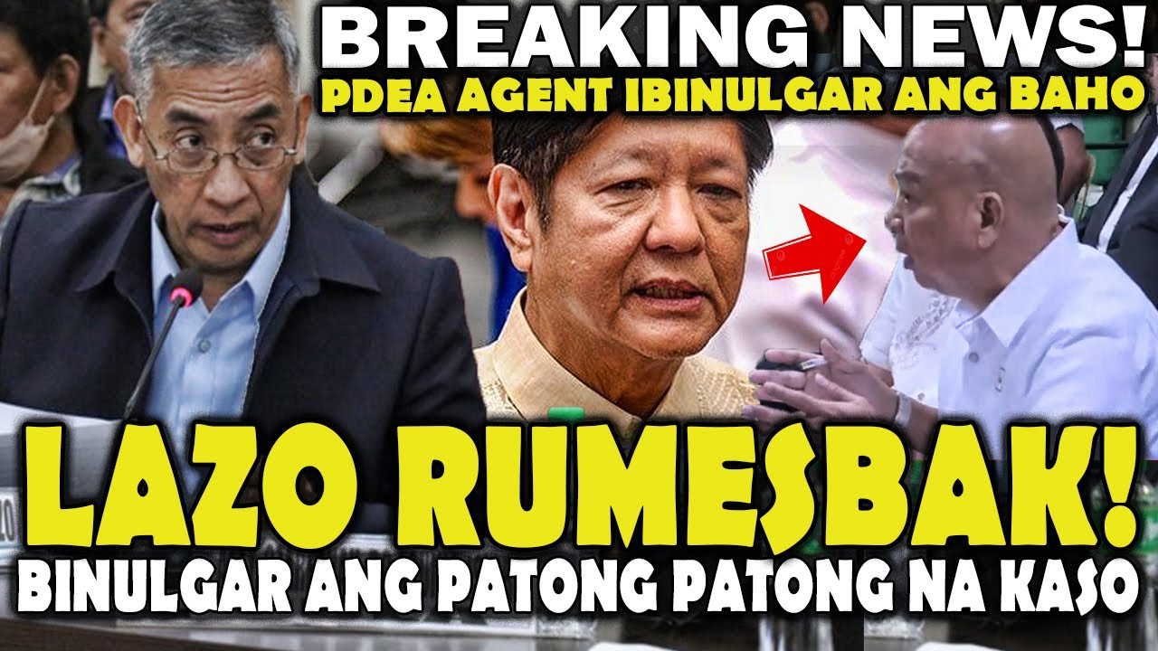 RUMESBAK na! PDEA Chief Lazo BINULGAR ang Patong-patong na kaso na ...