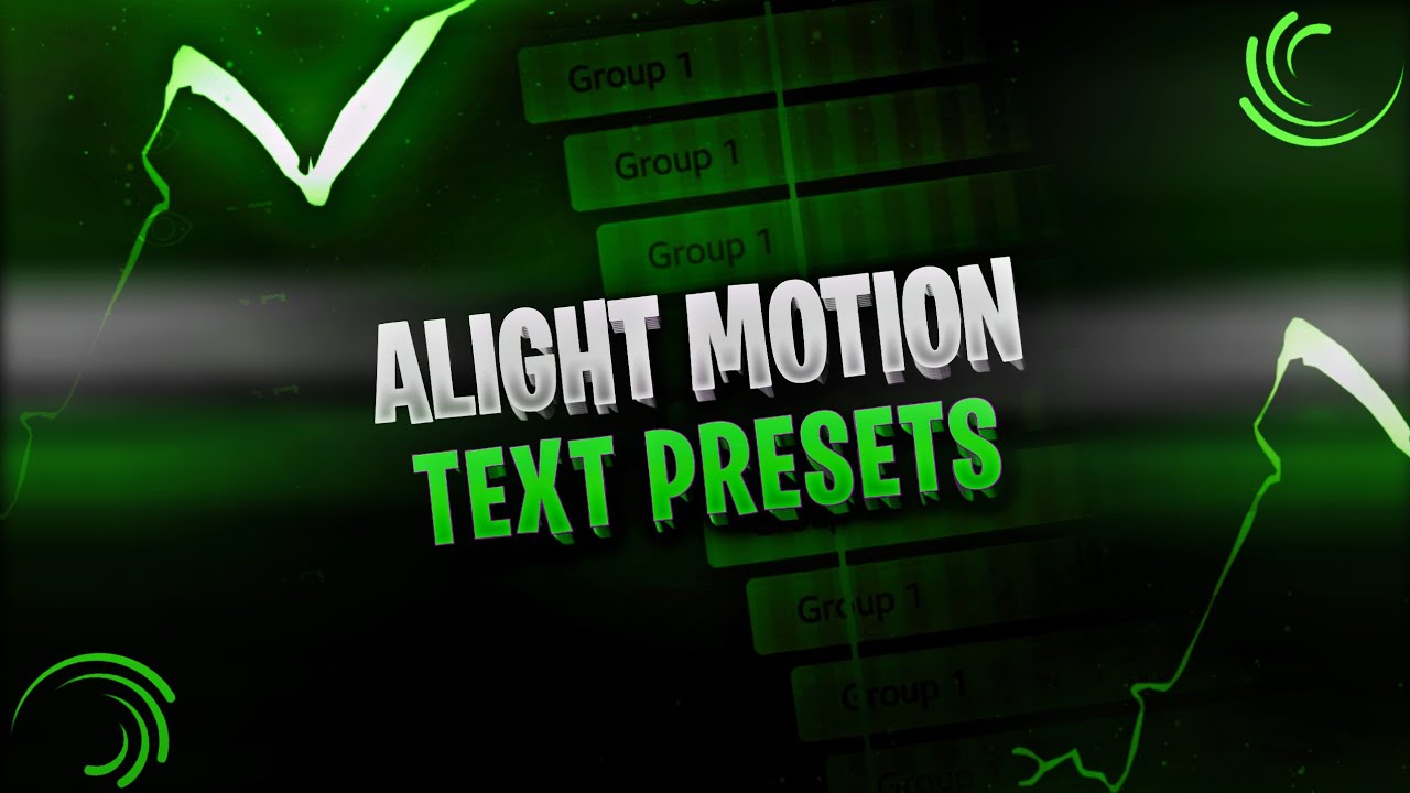 Top 25+ 🔥Alight Motion Text Animation Presets ||AlightMotion Preset ...