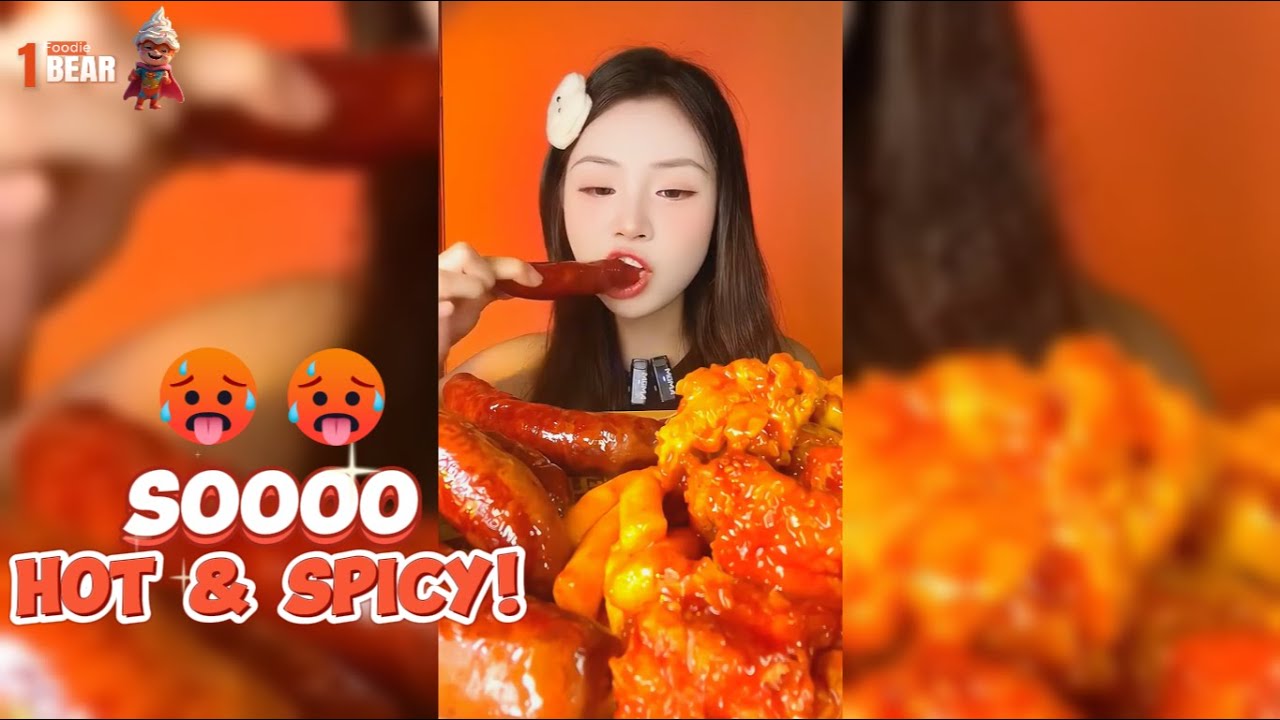 Hot and Spicy Food Eating Challenge Sweet Emoji Challenge! - YouTube