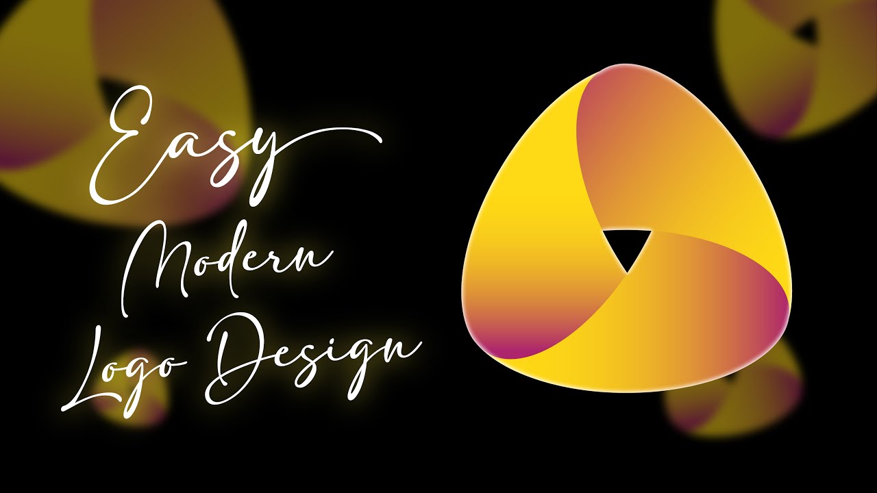EASY LOGO DESIGN - ADOBE ILLUSTRATOR - YouTube