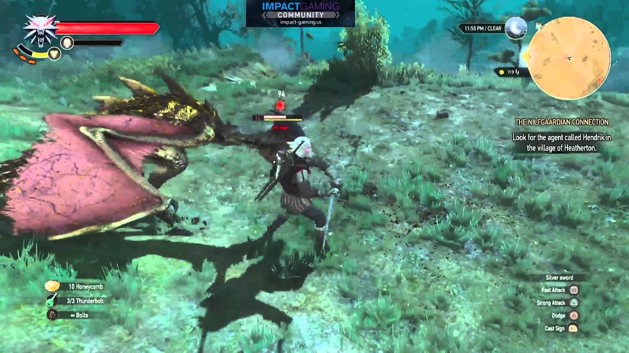 Witcher 3 - Level 5 versus Level 16 Forktail on Death March Difficulty ...