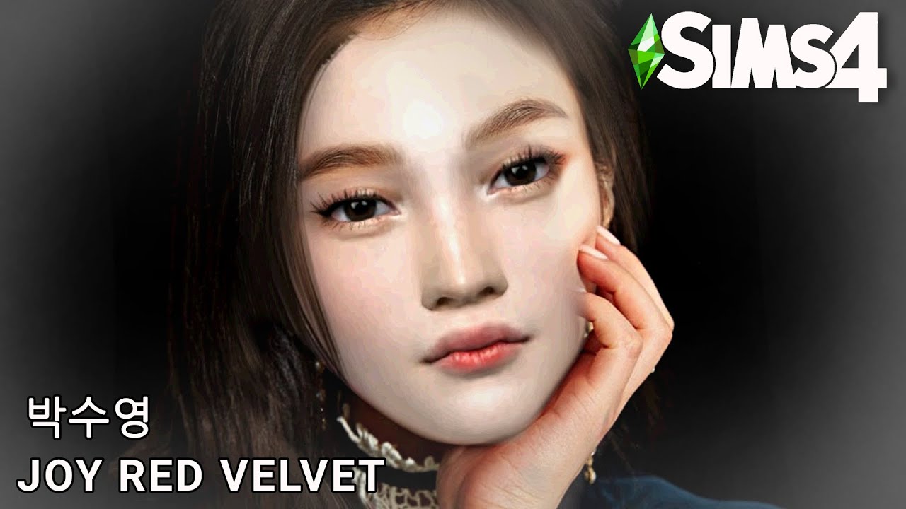 The Sims 4 CAS : RED VELVET JOY | PYONGSIMS | 조이 | 레드벨벳 - YouTube