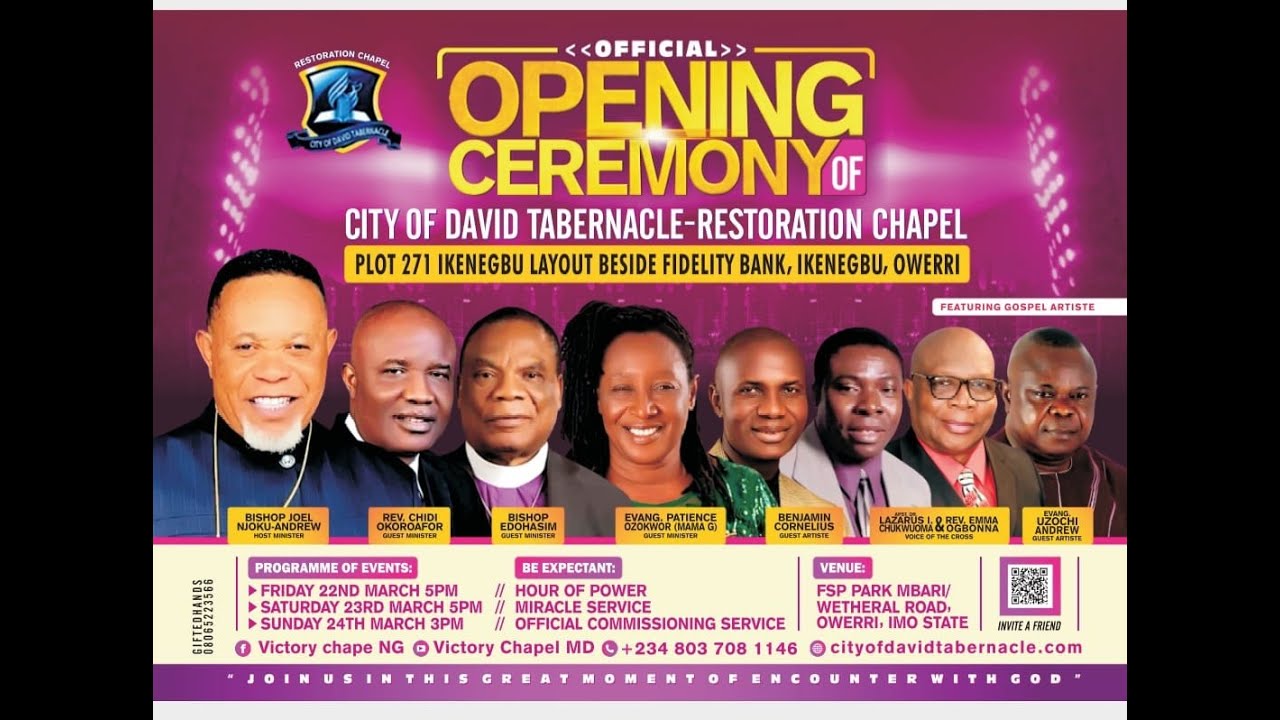 Sunday Service || Apostle Louis Dickens || Bishop Joel Njoku || March ...