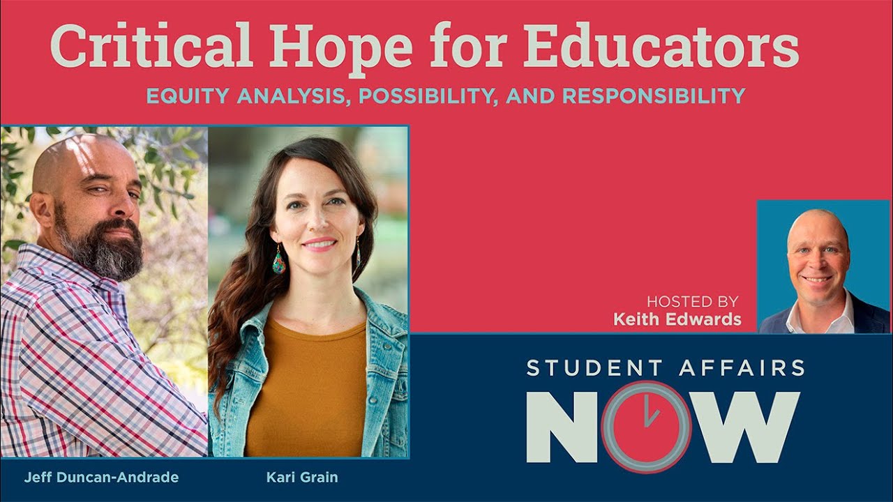 Critical Hope for Educators: Equity Analysis, Possibility, and ...