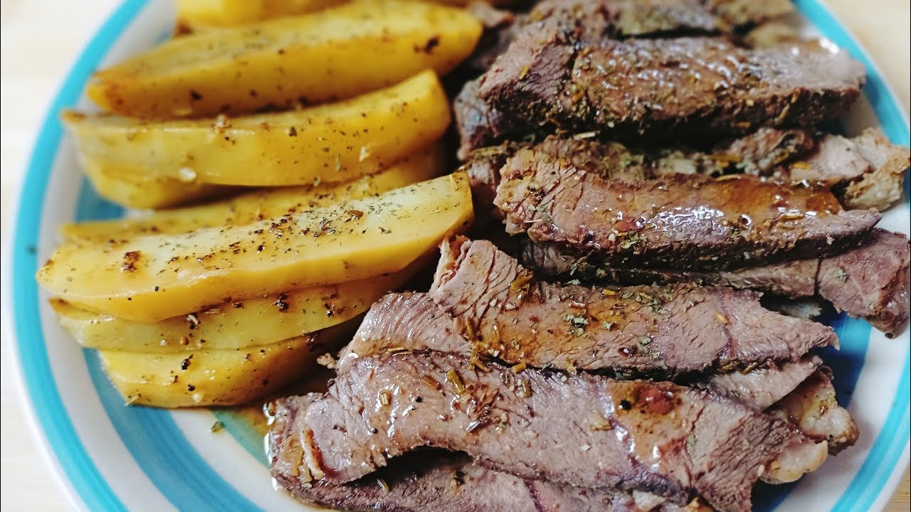 CARA MEMBUAT STEAK DI RUMAH MUDAH || RESEPI DAGING BAKAR GUNA OVEN ...