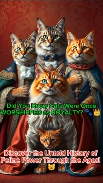 Paws of Power: Feline Royalty Through the Ages 🐱 #catlovers #petlovers ...
