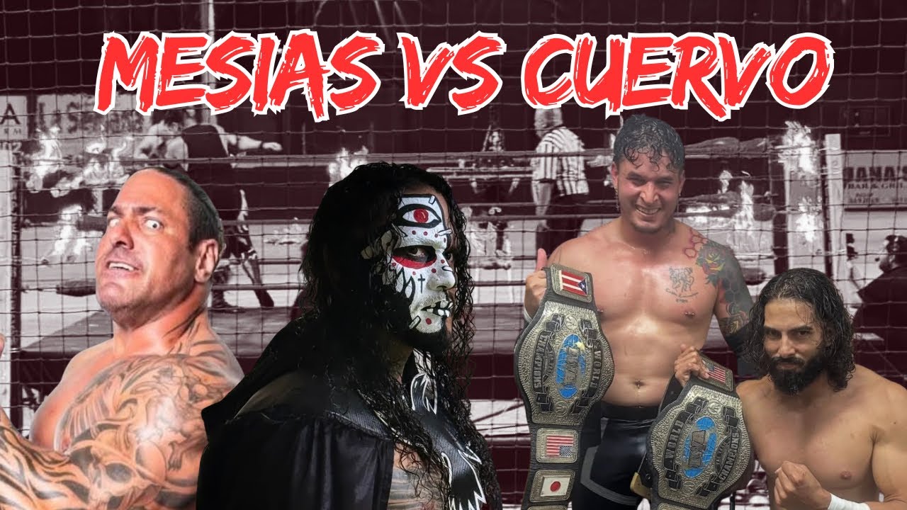 RICKY BANDERAS VS CUERVO/ NUEVOS CAMPEONES EN PAREJAS DE IWA - YouTube
