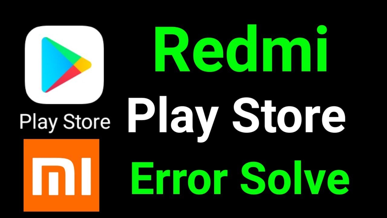 How To Fix Google Play Store Not Working in Redmi Phone - YouTube