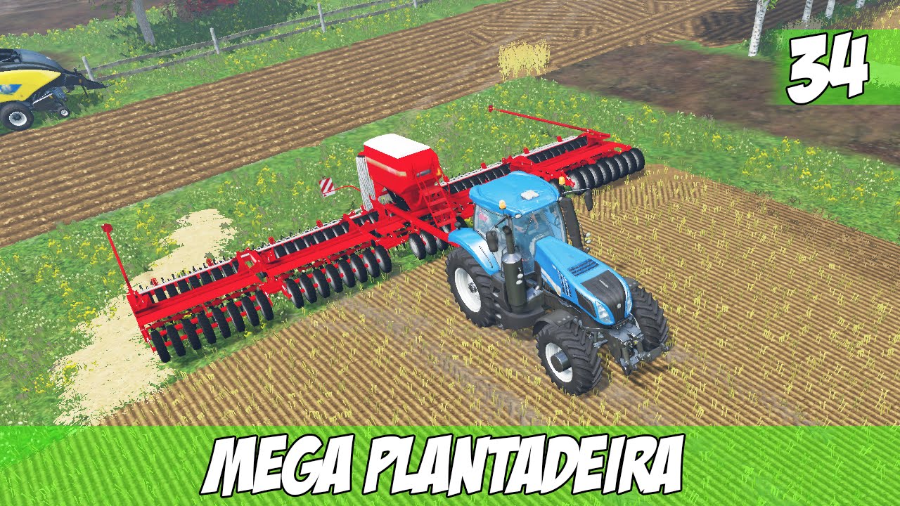 Farming Simulator 2015 - Mega Plantadeira PT-BR - YouTube