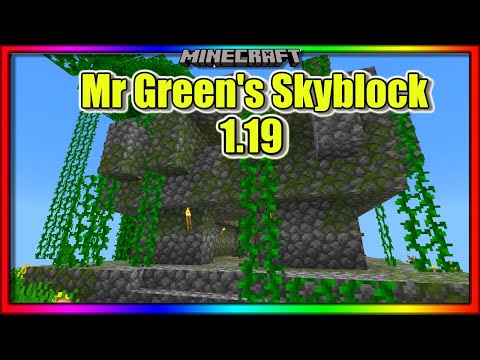 Mr. Green's Skyblock - 1.19 : Minecraft Lets Play Ep3 " Name Tag ...