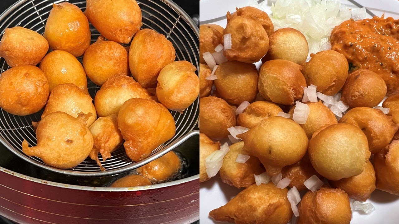 Indian street food | Challa Punugulu | Curd fritters | Dahi bonda - YouTube