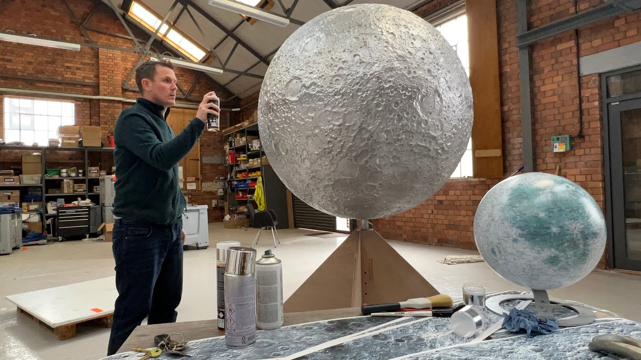Luna - Creation and installation of artwork by Luke Jerram - YouTube