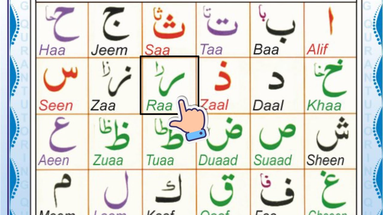 Alif Baa Taa _ Learn Quran _ Arabic Alphabets _ Arabic Beginners ...