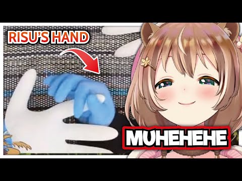 YABE !! Chat got distracted by how SUSSY Risu's IRL hand !