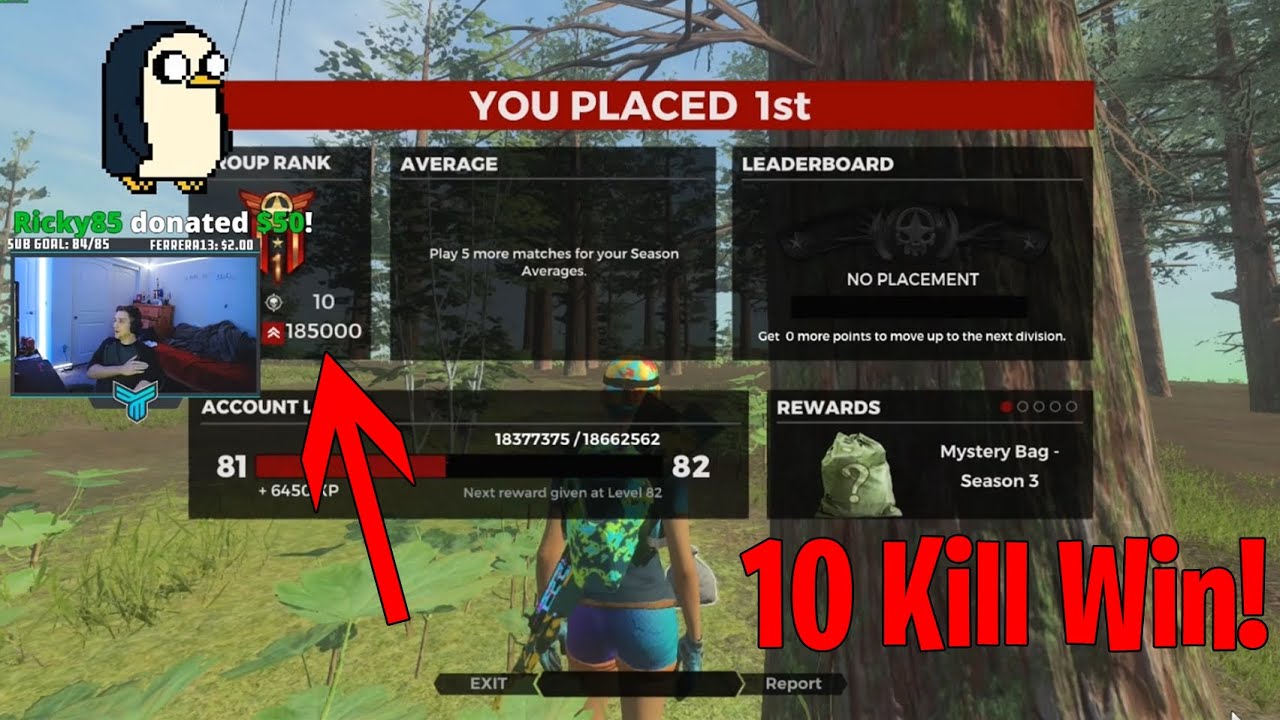 H1Z1 Win This Game For a $50 Dono! - YouTube