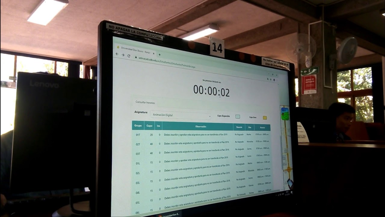 UDB Universidad Don Bosco Inscripción de materias - YouTube